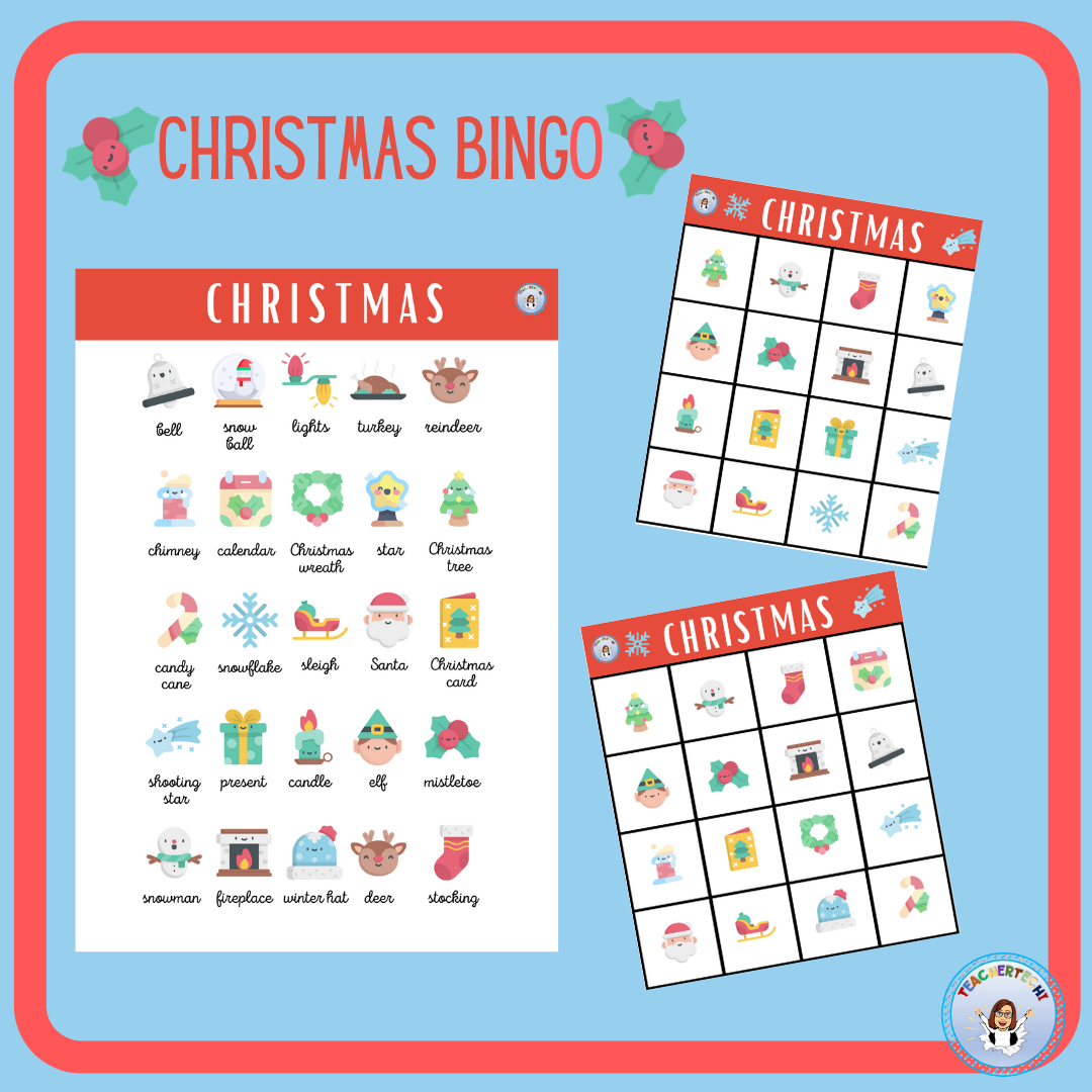 CHRISTMAS BINGO – EL BLOG DE TEACHERTECHI